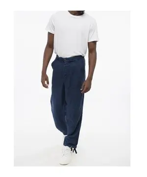 Brunello Cucinelli Dyed Linen Straight-leg Trousers With Drawstring Hem