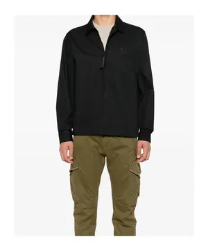 C.P. COMPANY Zip-around Overshirt - Black