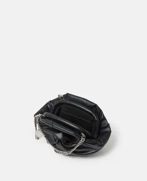 Stella McCartney Twist Detailed Shoulder Bag - Black