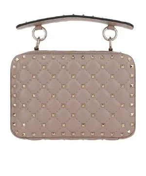 Valentino Garavani Rockstud Spike Crossbody Bag - Nude