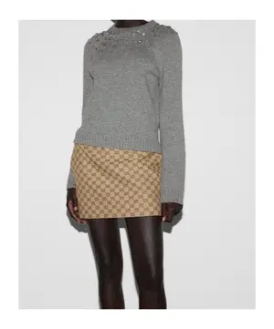 Gucci Embellished Crew-neck Sweater
