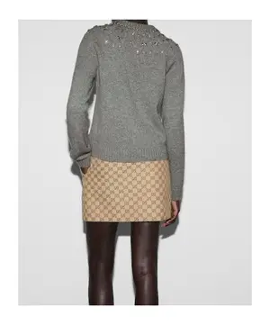 Gucci Embellished Crew-neck Sweater
