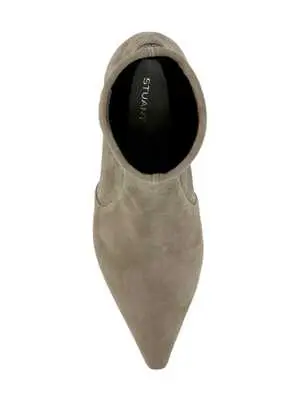 STUART WEITZMAN Pointed Toe Stiletto Ankle Boots