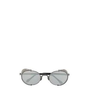 Matsuda Round Frame Tinted Sunglasses - Gray