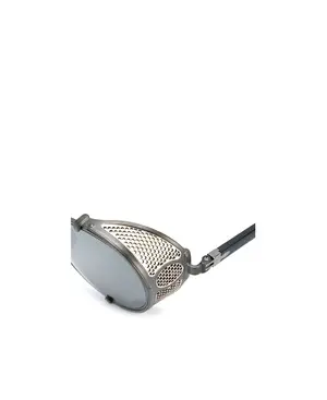 Matsuda Round Frame Tinted Sunglasses - Gray