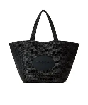 Alexander Wang Logo Embossed Xl Punch Tote Bag