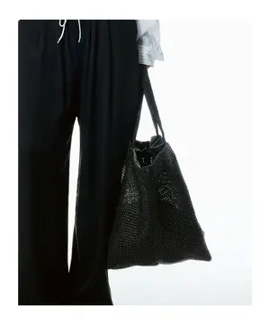 Alexander Wang Logo Embossed Xl Punch Tote Bag