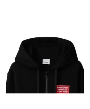 Burberry Zip-up Hooded Hoodie