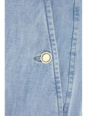 Valentino Garavani Button Detailed Wide-leg Jeans