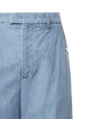 Valentino Garavani Button Detailed Wide-leg Jeans