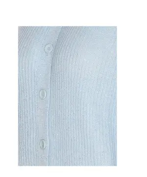 Fabiana Filippi Sequin Cardigan With Button Closure