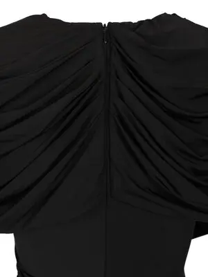 Stella McCartney Draped Zip Midi Dress