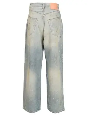 Acne Studios Paint Splatter Wide-leg Jeans