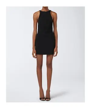 Andamane The Attico Carmen Sleeveless Mini Dress - Black