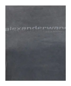 Alexander Wang Shrunken Logo T-shirt - Black