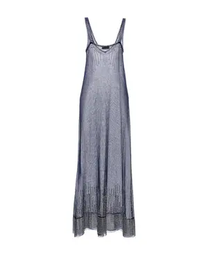 Rabanne Sheer Studded Maxi Dress