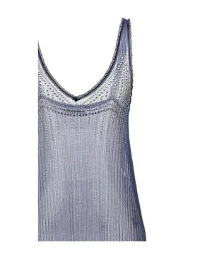 Rabanne Sheer Studded Maxi Dress
