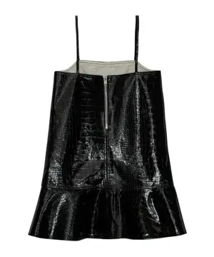 GANNI Future Coated Mini Dress