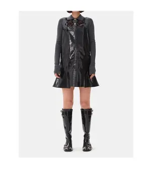 GANNI Future Coated Mini Dress