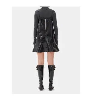 GANNI Future Coated Mini Dress