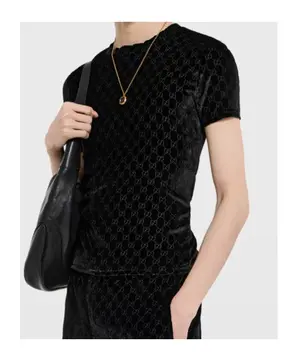 Gucci Gg Stretch Velvet Devoré T-shirt