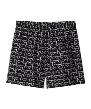 Burberry Mid-waisted Printed Shorts
