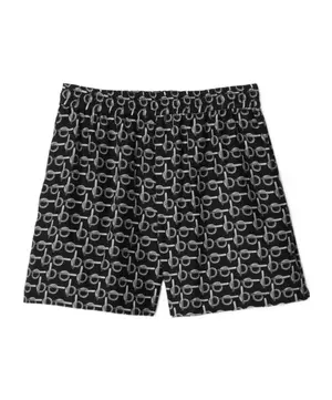 Burberry Mid-waisted Printed Shorts