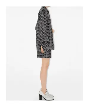 Burberry Mid-waisted Printed Shorts