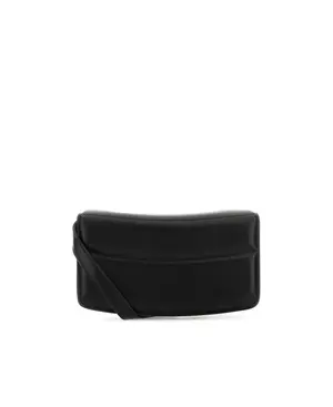 Stella McCartney S-wave Logo Plaque Padded Wallet On Strap