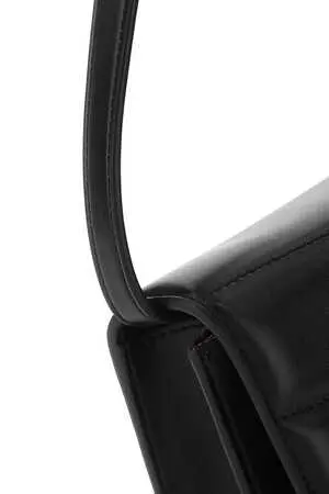 Stella McCartney S-wave Logo Plaque Padded Wallet On Strap