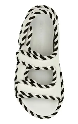 Bottega Veneta Jack Open Toe Sandals - White