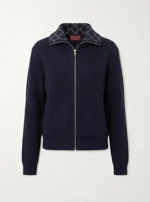 Gucci Wool Zip-up Cardigan