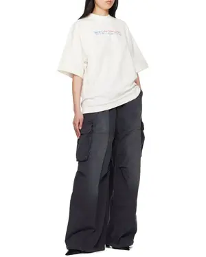 Alexander Wang Ripstop Cargo Pants With Removable Boxer Belt