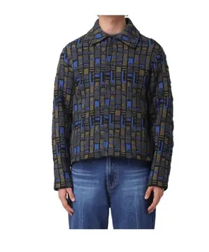 ADER ERROR Long Sleeve Textured Jacket - Black
