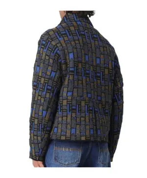 ADER ERROR Long Sleeve Textured Jacket - Black