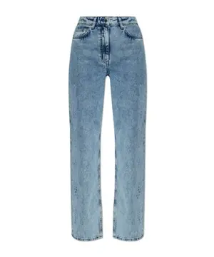 IRO PARIS Embroidered Cotton Jeans