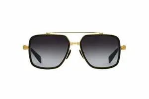 Balmain Officier Aviator Sunglasses - Black