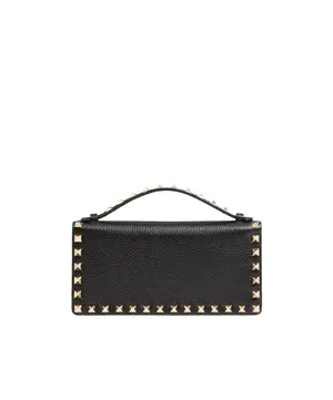 Valentino Garavani Rockstud Foldover Top Wallet