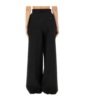 Moschino Belted Pleated Trousers