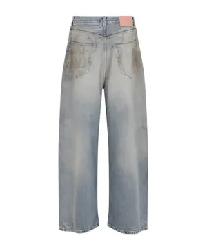 Acne Studios Distressed Detail Jeans - Blue
