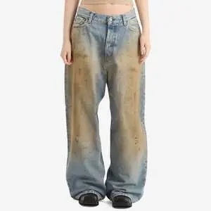 Acne Studios Distressed Detail Jeans - Blue