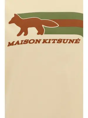 Maison Kitsuné Bold Fox Head Patch Comfort T-shirt - Nude