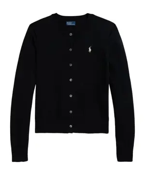 Polo Ralph Lauren Crewneck Cardigan With Embroidered Logo
