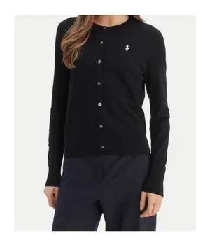 Polo Ralph Lauren Crewneck Cardigan With Embroidered Logo