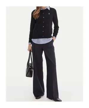 Polo Ralph Lauren Crewneck Cardigan With Embroidered Logo