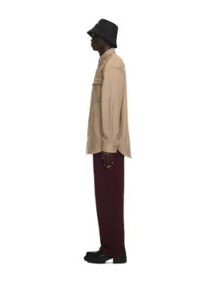 Off-White Buttoned Long-sleeved Shirt