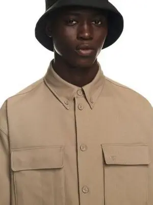 Off-White Buttoned Long-sleeved Shirt