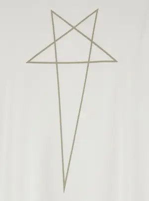 Rick Owens Star Printed Long Sleeved T-shirt
