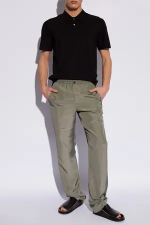 Theory Goris Short-sleeved Polo Shirt - Black