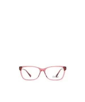 Chloé Rectangle Frame Eyeglasses - Pink